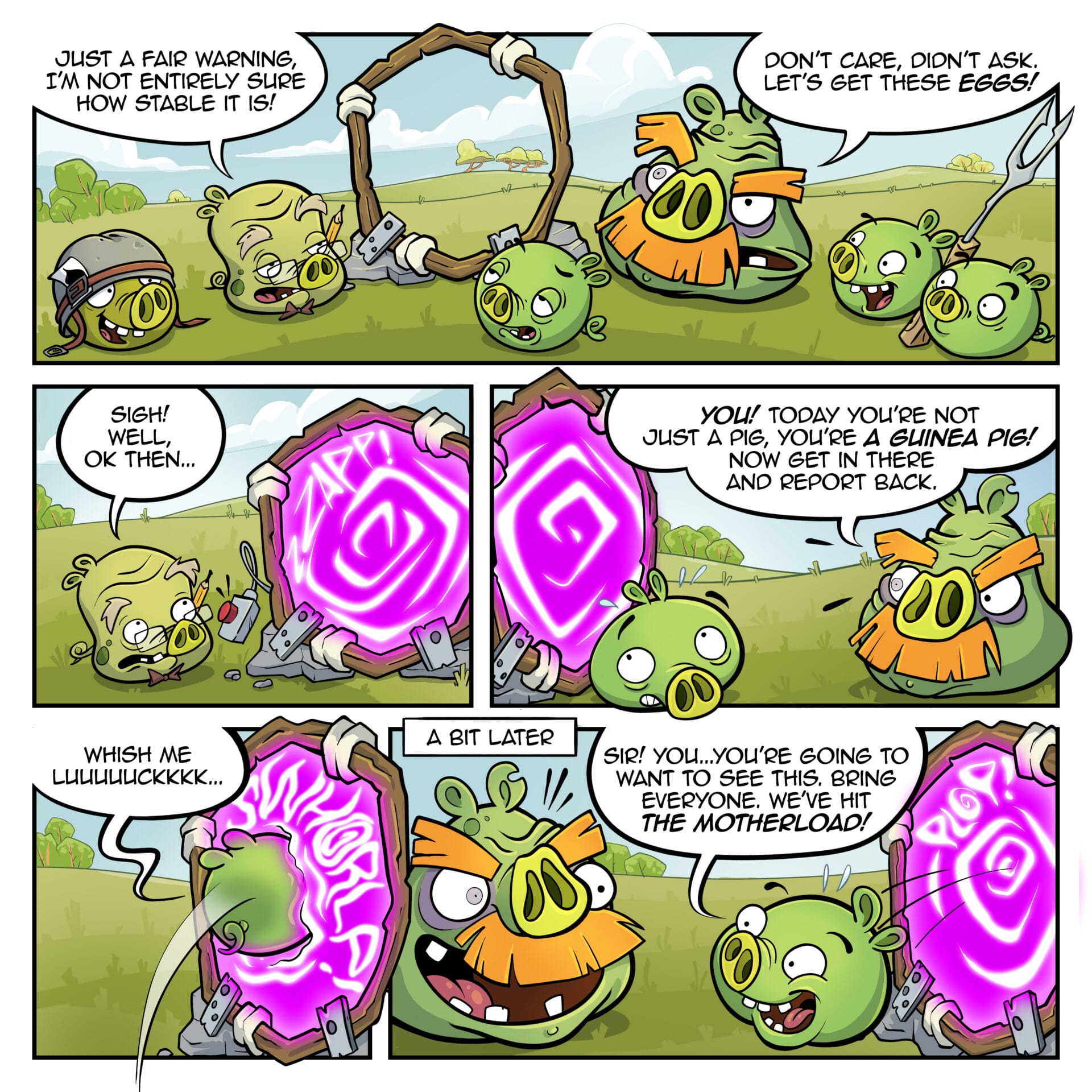 Gotta Fling Fast, Red! The Pigs are at it Again! | Angry Birds