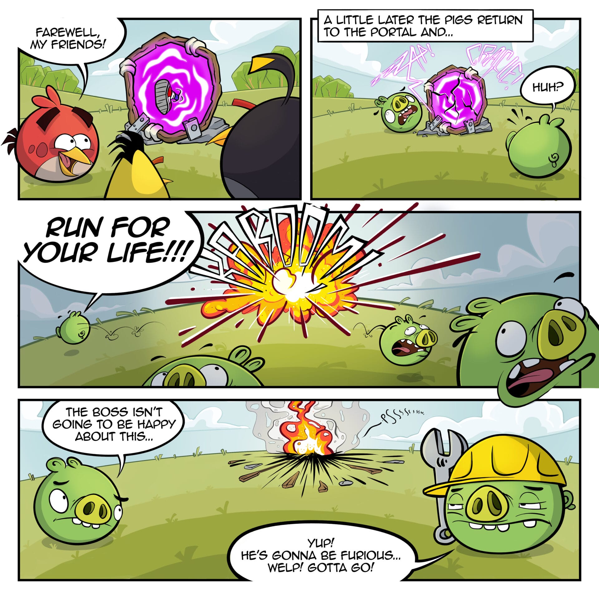 Gotta Fling Fast, Red! The Pigs are at it Again! | Angry Birds