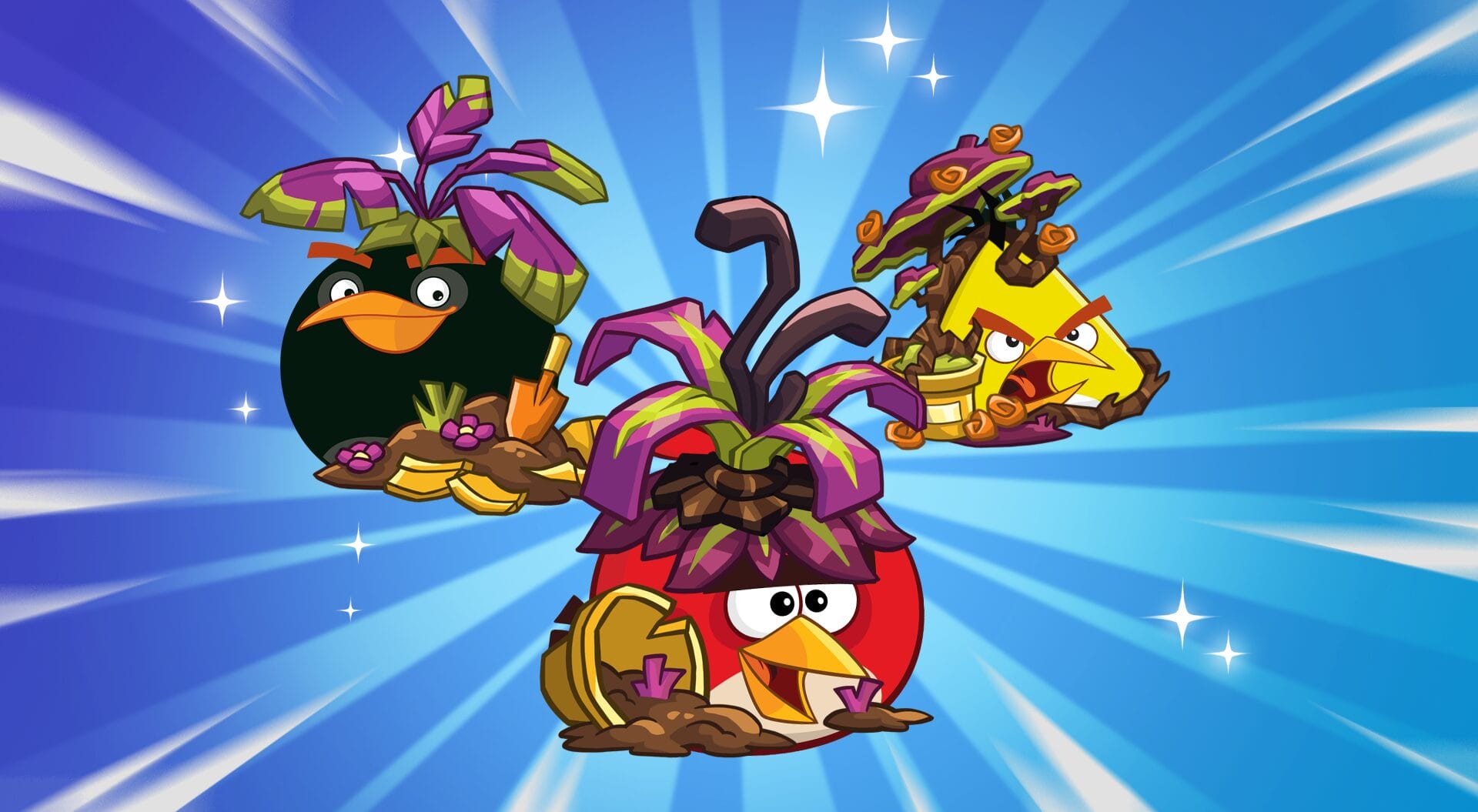 Blossom with the Botanical Hat Set | Angry Birds