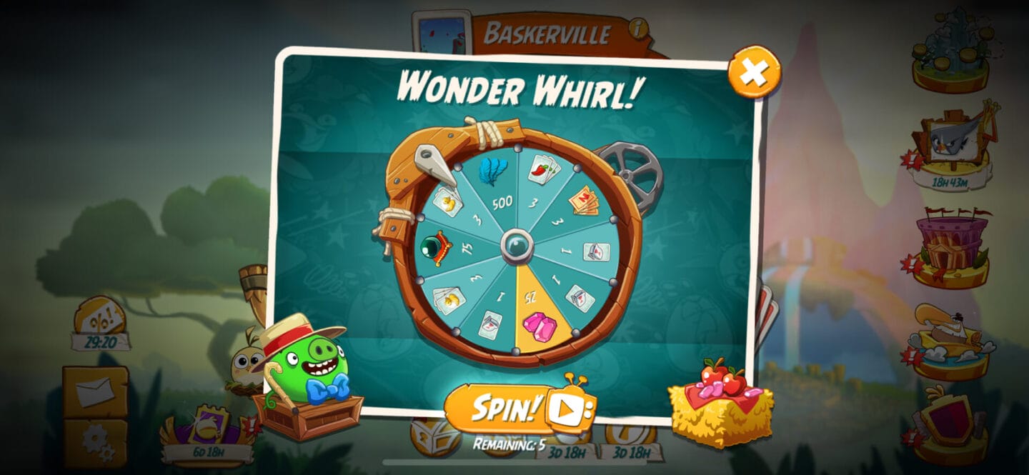 Wonder Whirl: Spin to Win! | Angry Birds