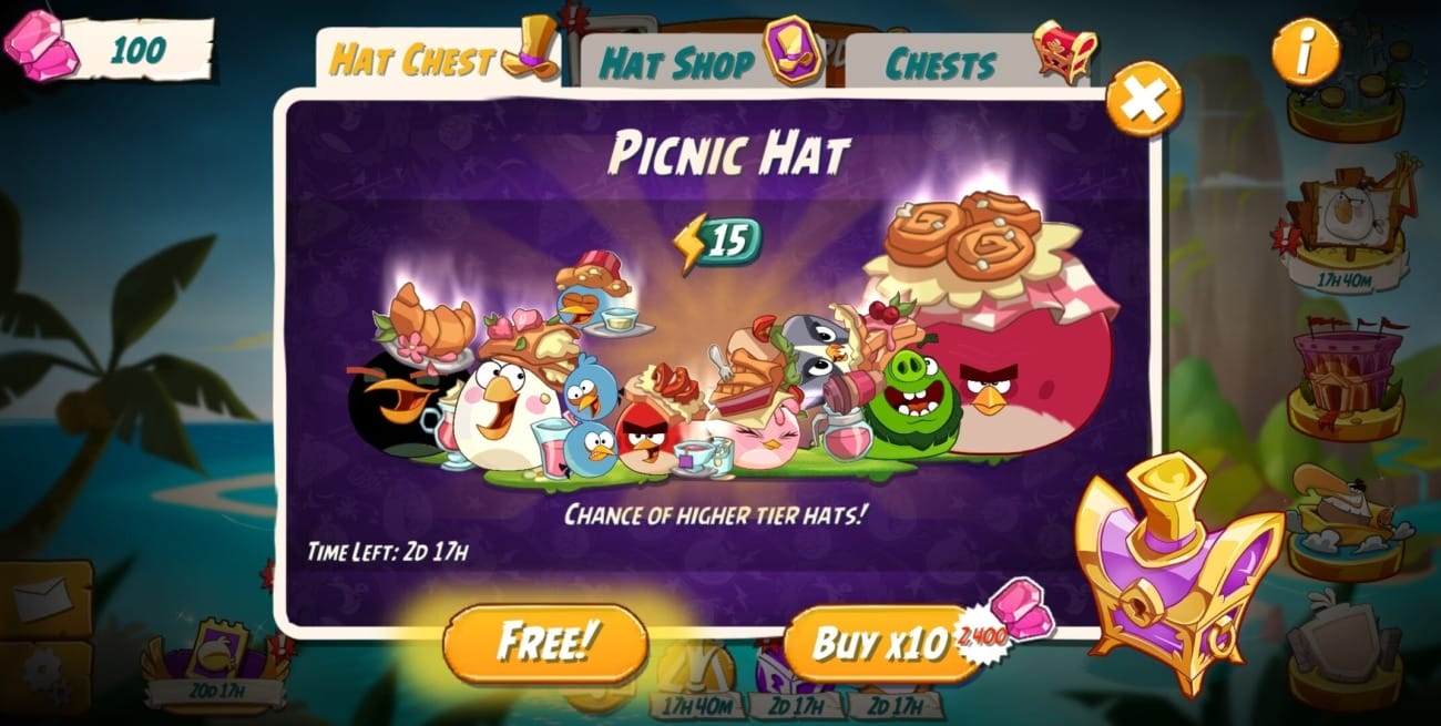 Introducing the Hat Chest – A New Way to Don Hats! | Angry Birds