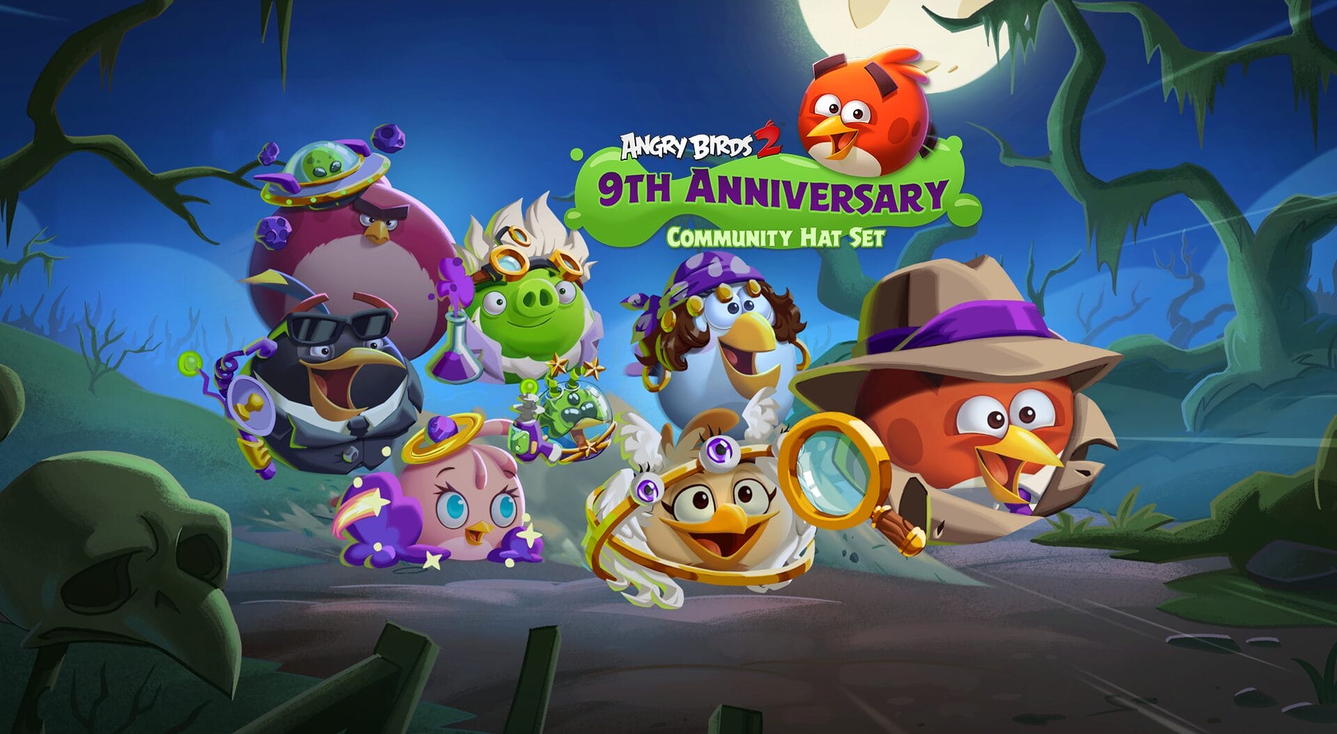 The Fan-omenon Hat Set Returns to the Hat Shop in Angry Birds 2! | Angry Birds