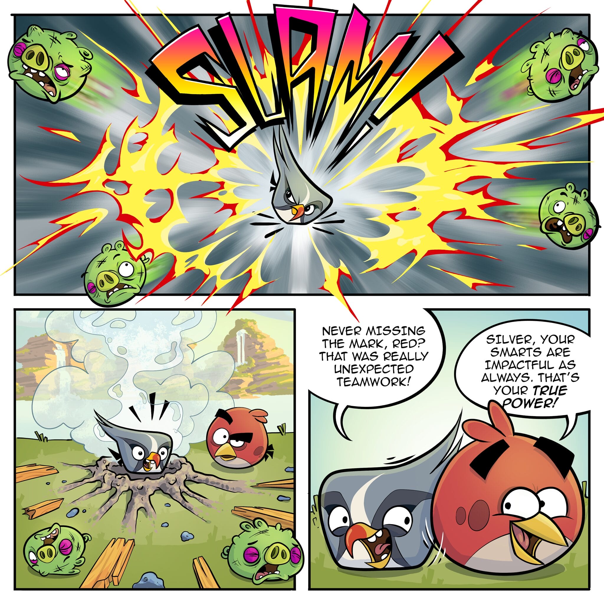 Silver's Smarts, Impactful as Always! | Angry Birds