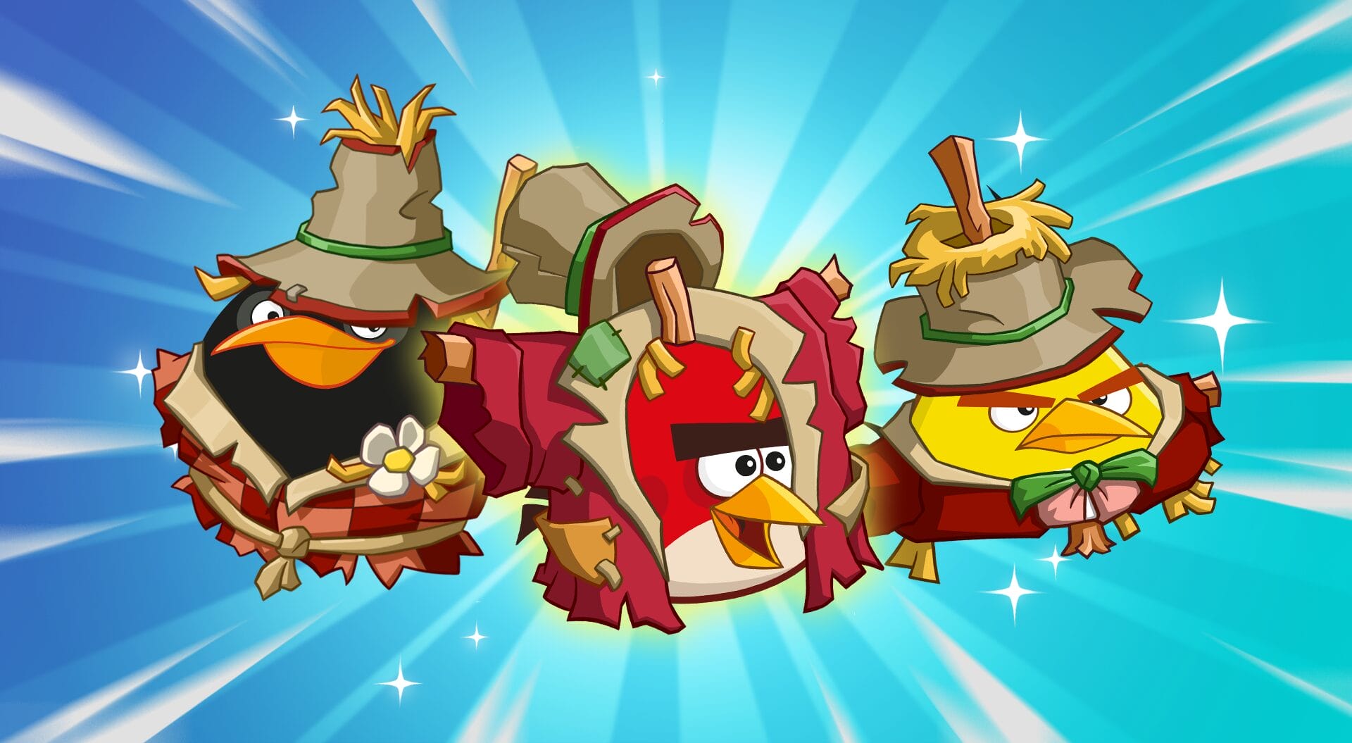 Protect Your Harvest with the Scarecrow Hat Set! | Angry Birds
