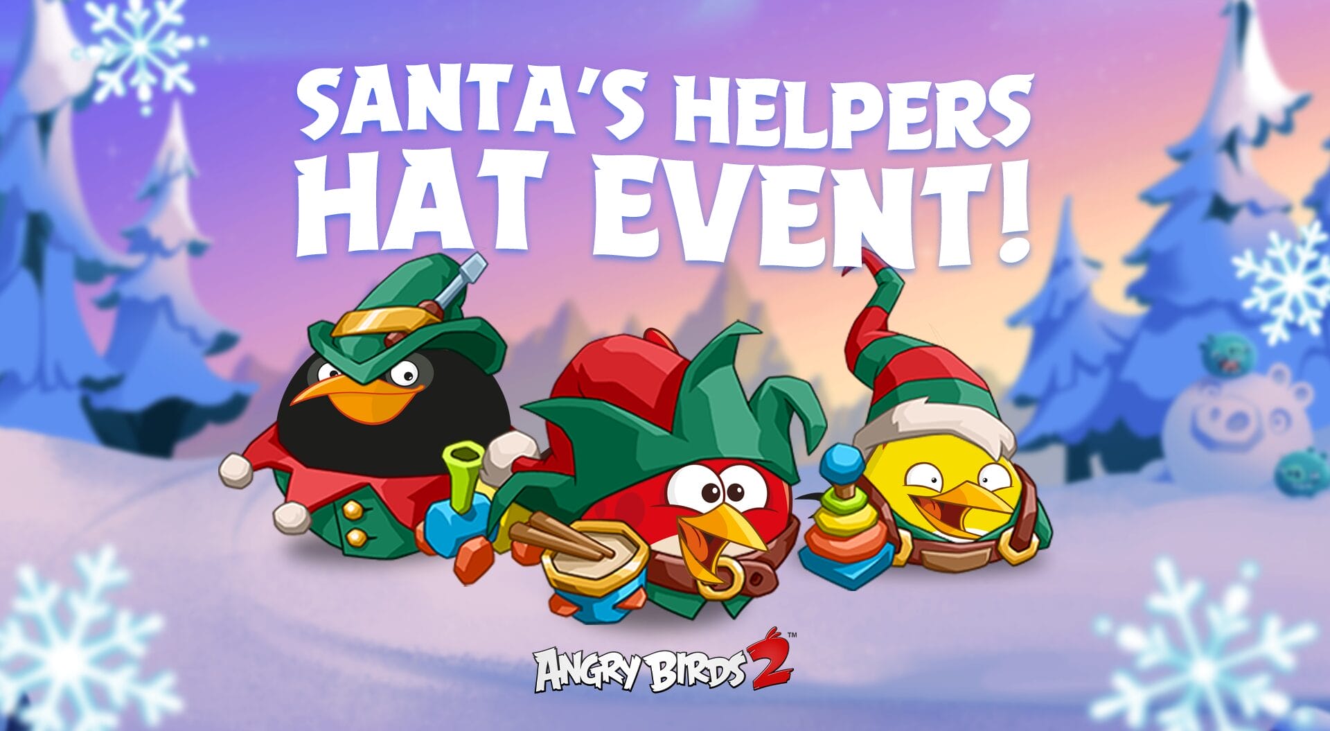 Spread the Joy with the Santa’s Helpers Hat Set! | Angry Birds