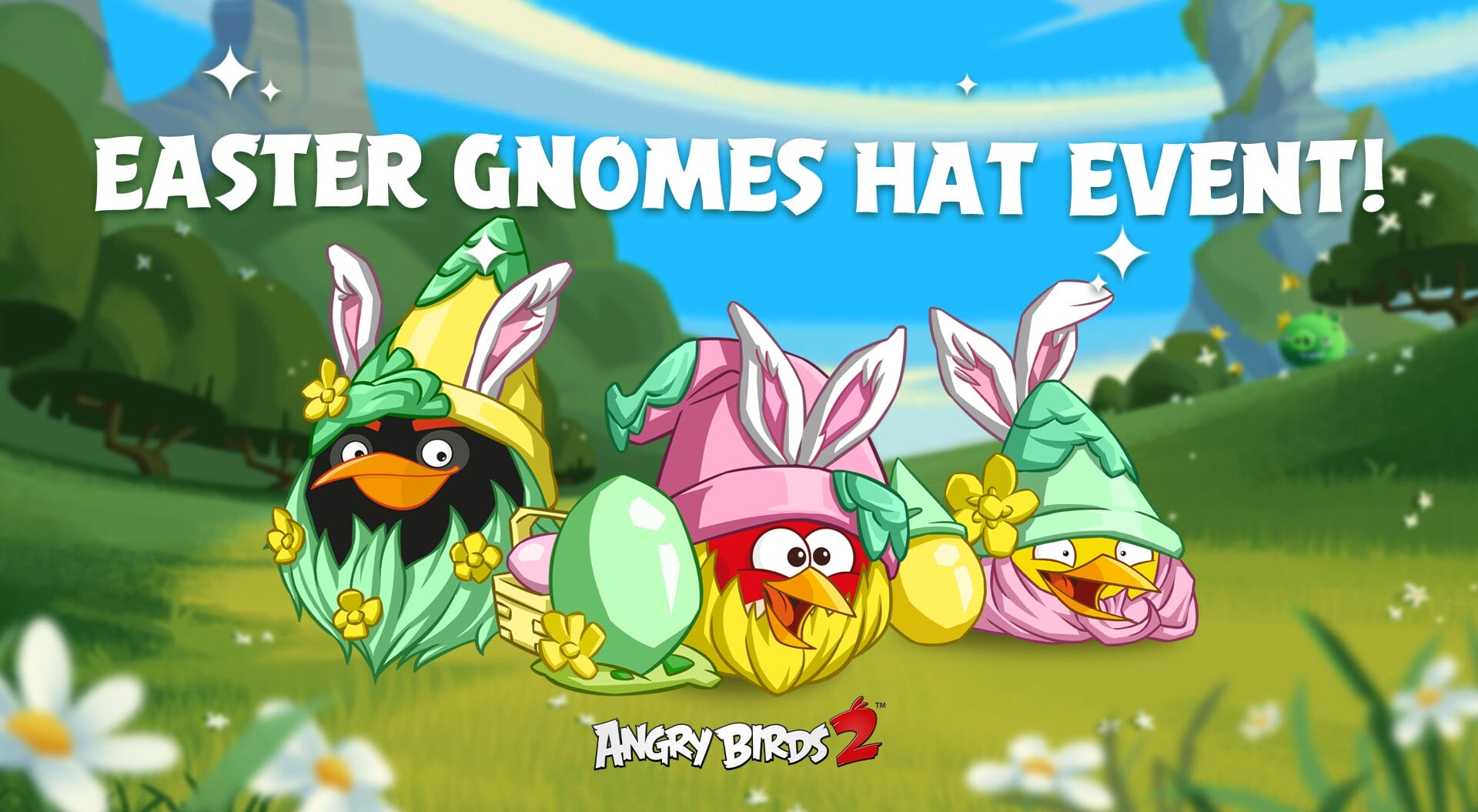Let the Egg Hunt Begin–the Easter Gnomes Hat Set Returns! | Angry Birds