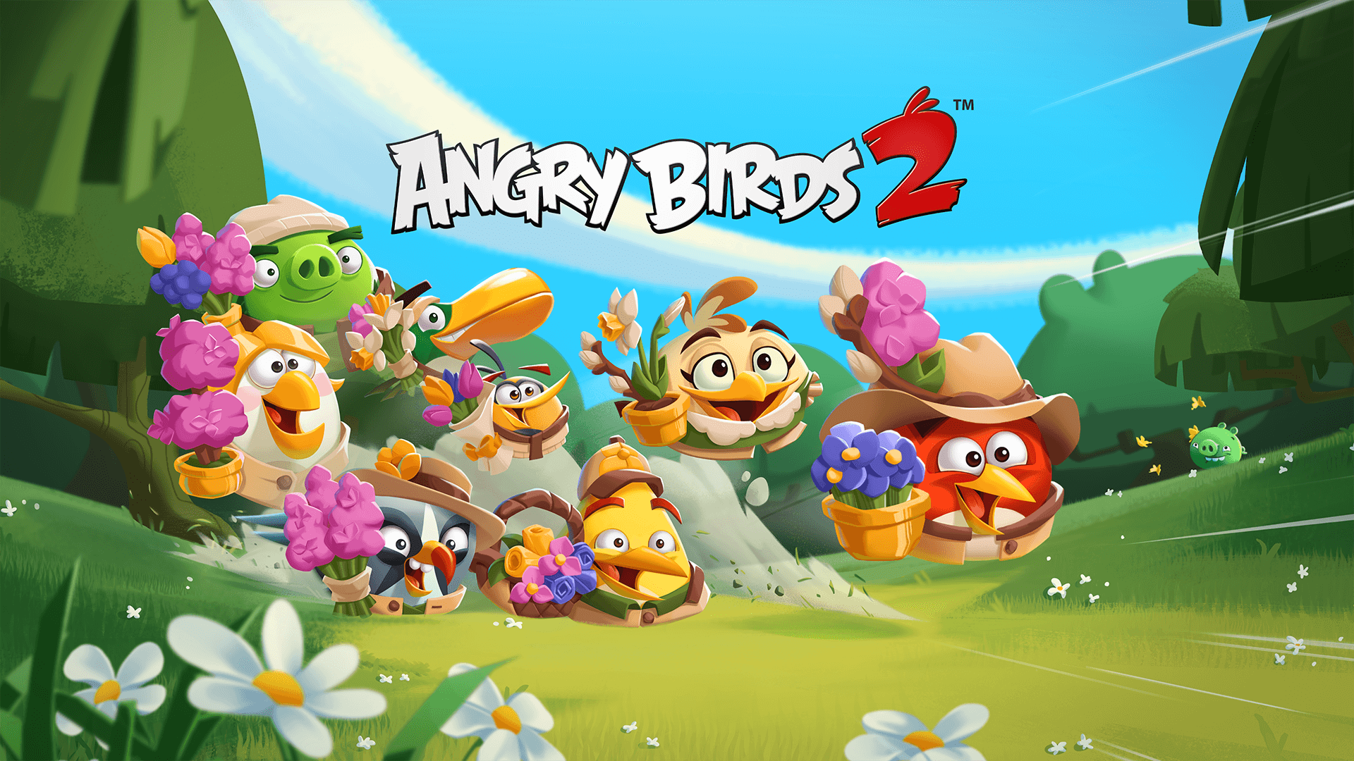 Go Floral With the Flower Garden Hat Set! | Angry Birds