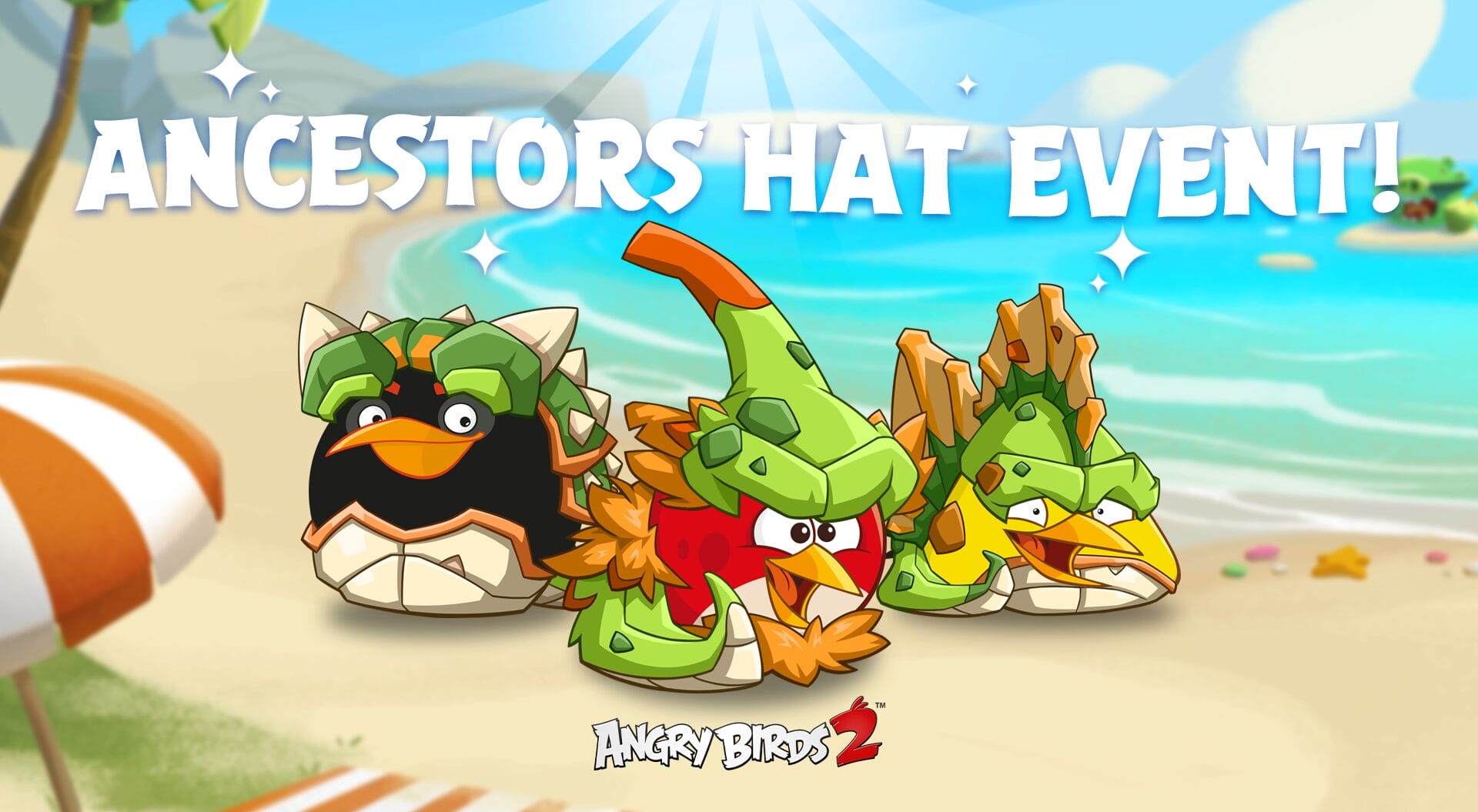 Dino-SOAR through Time With the Ancestors Hat Set! | Angry Birds